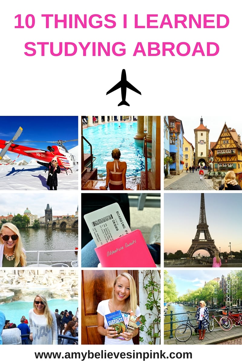 10 Things I Learned Studying Abroad - Amy Littleson