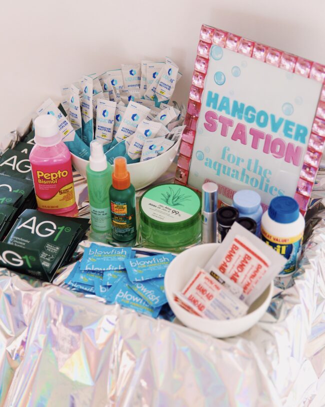 My St. Barts Bachelorette Decor - Amy Littleson